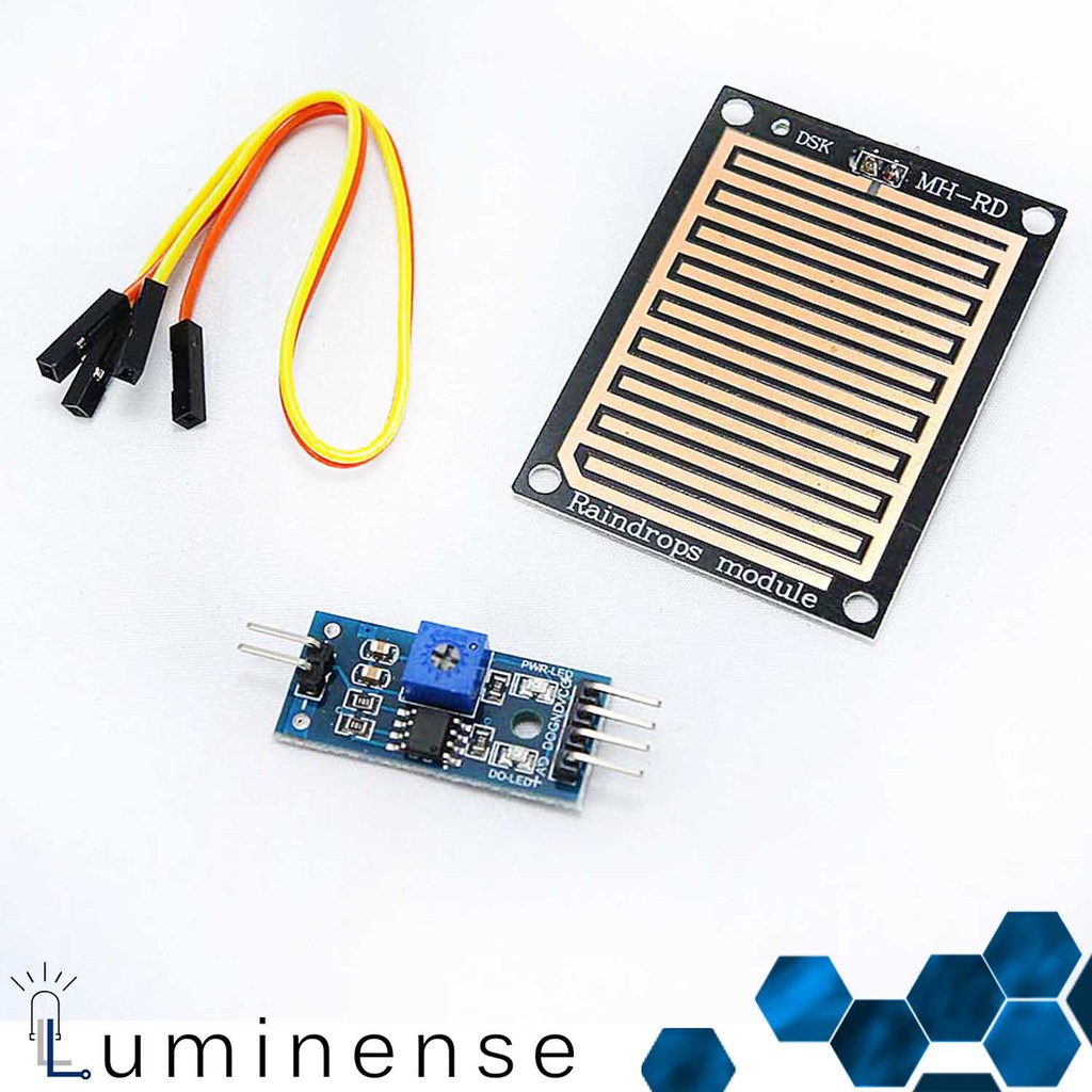 [Luminense] Rain Drop Sensor Module/ Arduino Sensor Module | Shopee ...