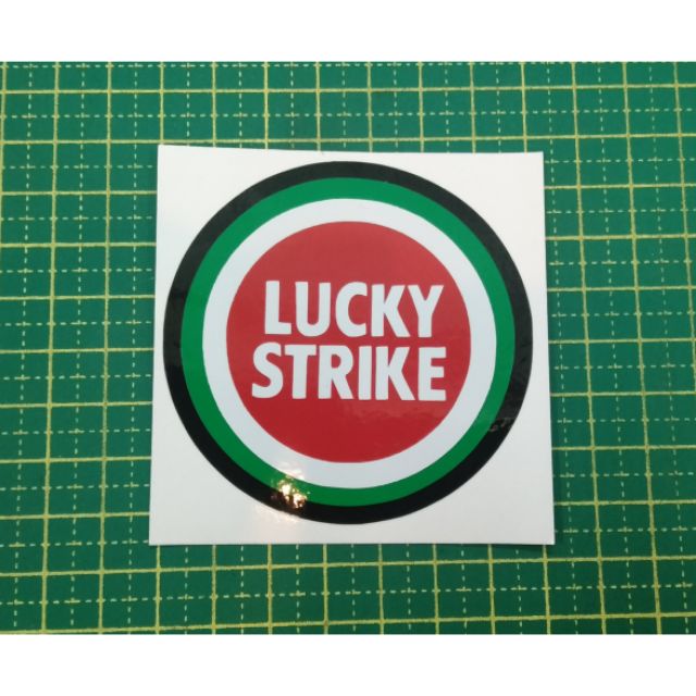 STIKER MOTOR. DECAL STICKER. STIKER LUCKY STRIKE | Shopee Malaysia