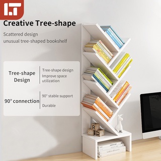 Rak buku Tree Shape Book Rack TableTop Rack 3 Tier/5 Tier Book Rack ...
