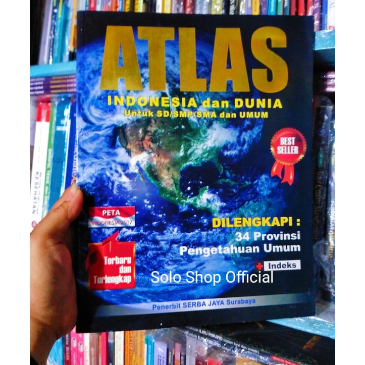 Jumbo ATLAS BOOK JUMBO MAP JUMBO MAP ATLAS OF INDONESIA AND WORLD LARGE ...