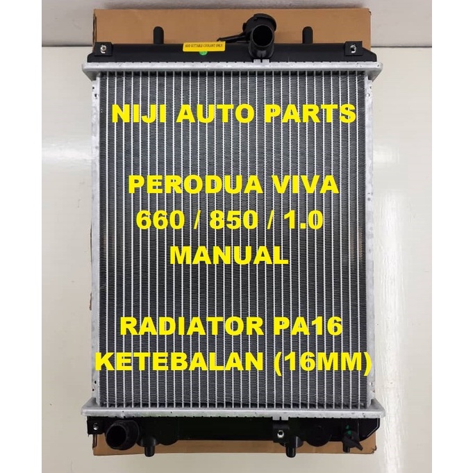 Radiator Perodua Viva 660 / 850 / 1.0 Manual Tangki Air Kereta ...
