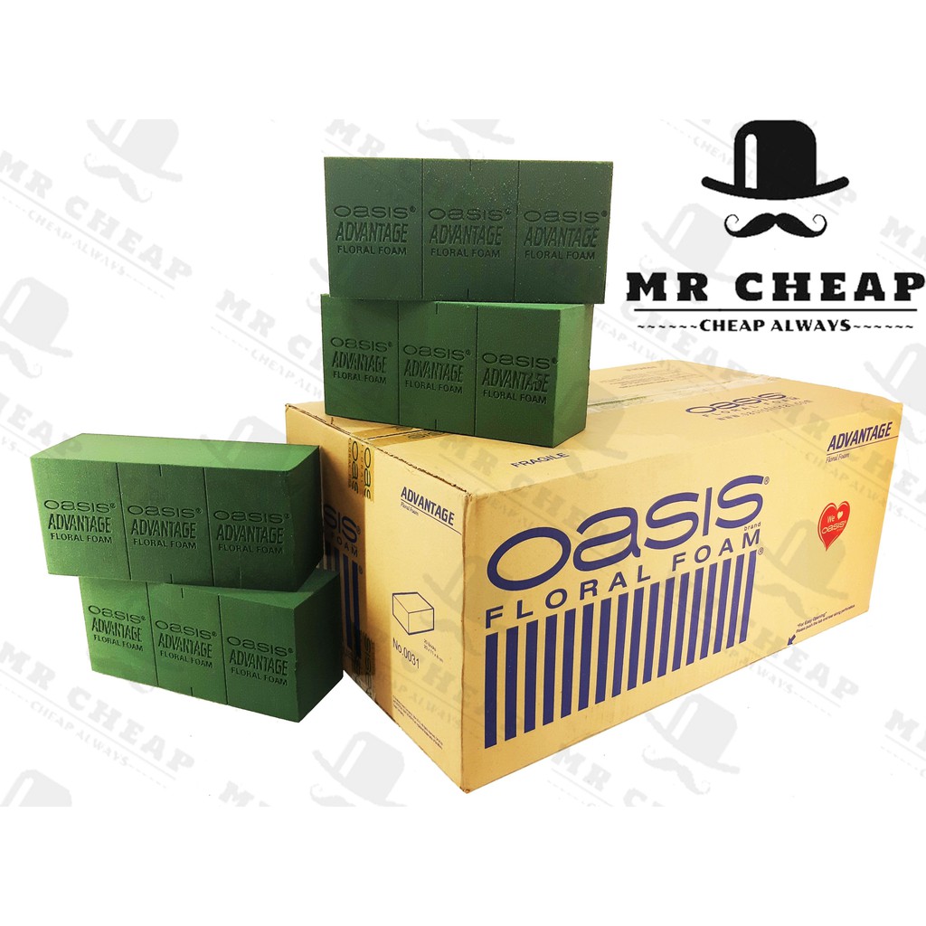 (20pcs)Span Basah Span Bunga/Gabus Basah(Oasis) 7018 | Shopee Malaysia