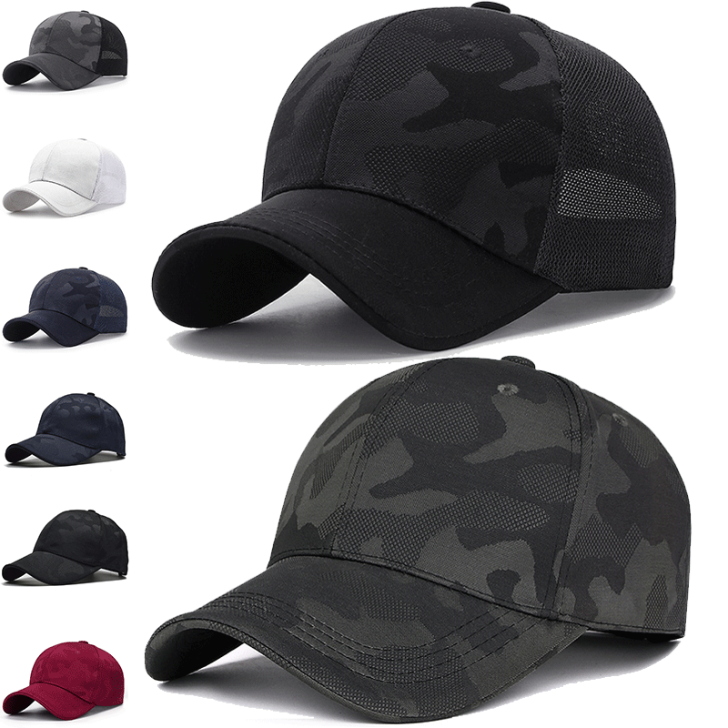 Summer Fashion Camouflage Mesh Breathable Baseball Cap Unisex Outdoor ...