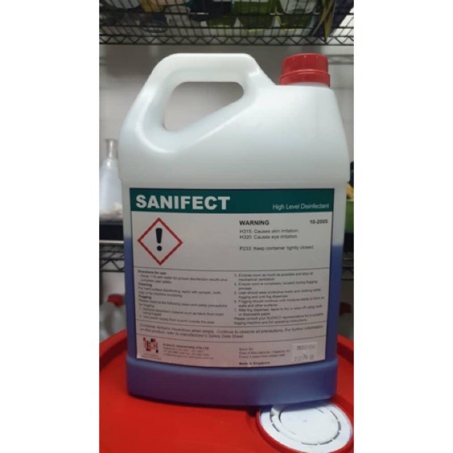 【Ready stock 】 SANIFECT Medical Multi disinfectant sol 5L医疗消毒液5L/ 20 L ...