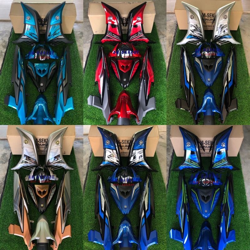 Body cover set yamaha LCV3 V4 V5 V6 V7 FREE TAMPAL STICKER READY STOCK ...