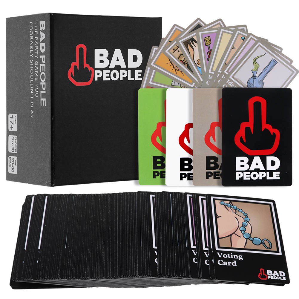 Party Cards Game Bad People The Complete Set Basic Game Plus The NSFW ...