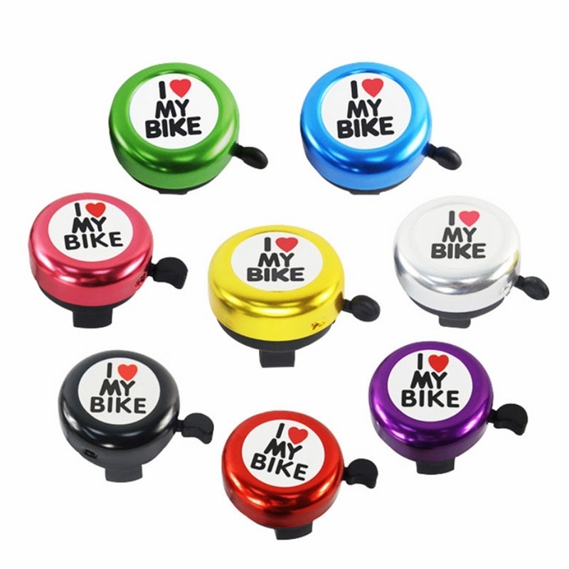 8 Colors Cute Bicycle Handlebar Bell Loud Sound Alarm Warning Mini Kids ...
