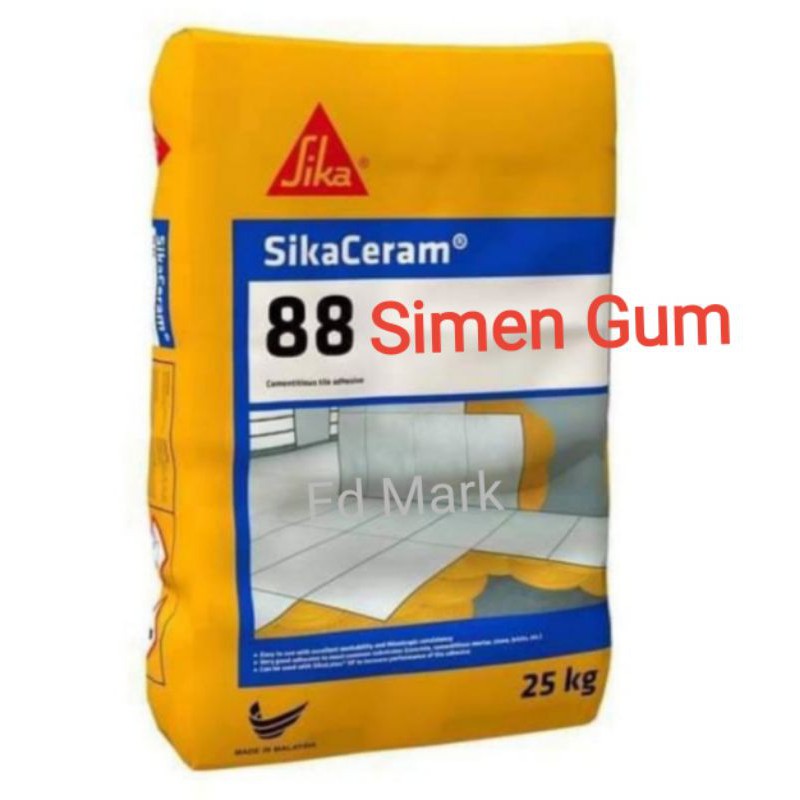 Sika Ceram 88 Cementitious Tiles Adhesive / Simen Gum | Shopee Malaysia