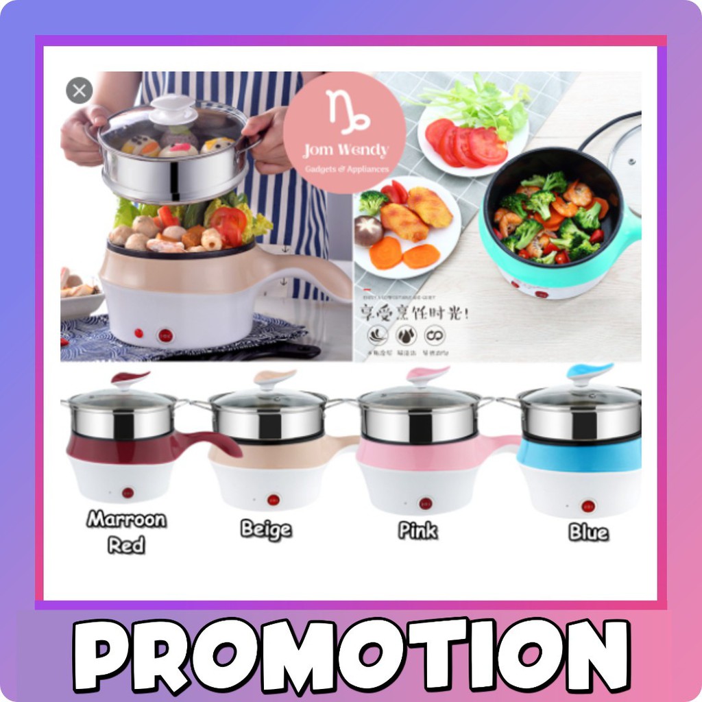 ~Ship From KL~ Electric NonStick Ceramic/Marble Frying Pan Rice Multi ...