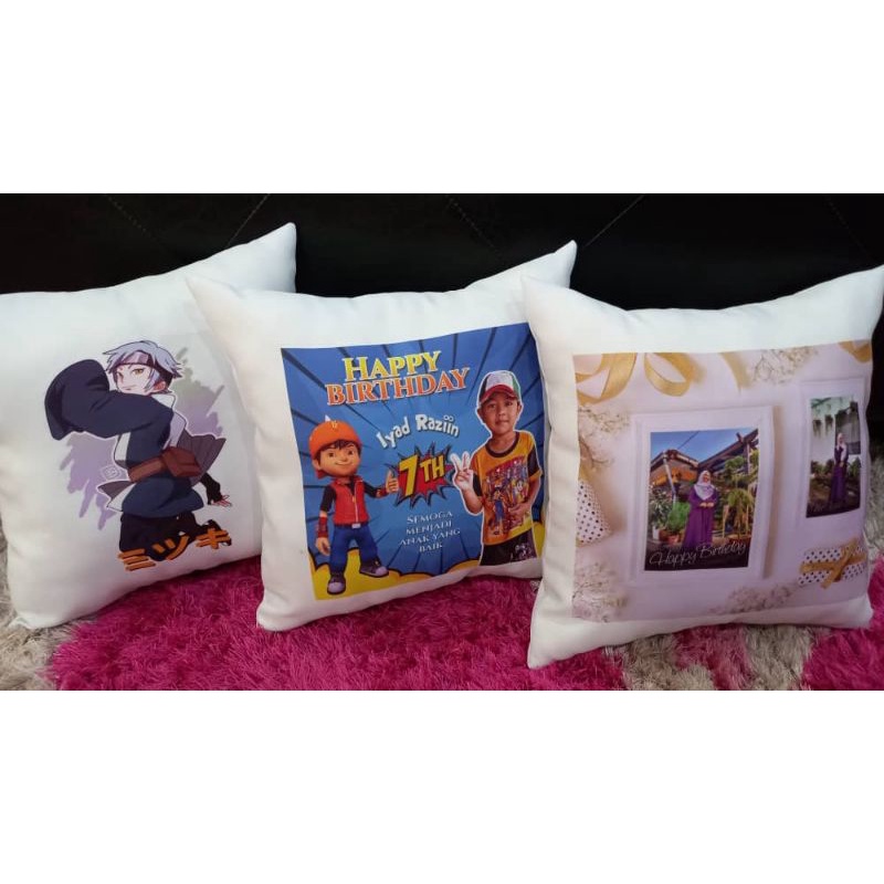 Bantal Hadiah / Bantal Bergambar / Customize Gambar Sendiri / Pelbagai ...