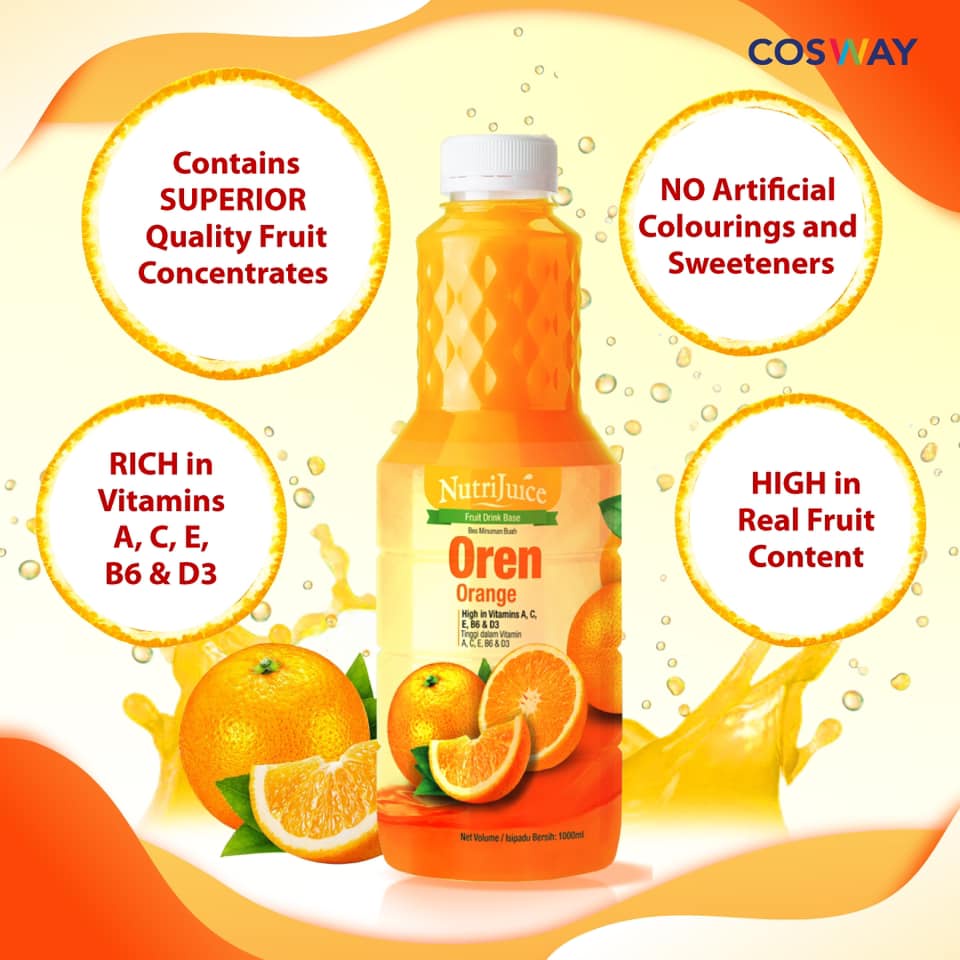 Cosway NutriJuice Orange (1000ml) | Shopee Malaysia