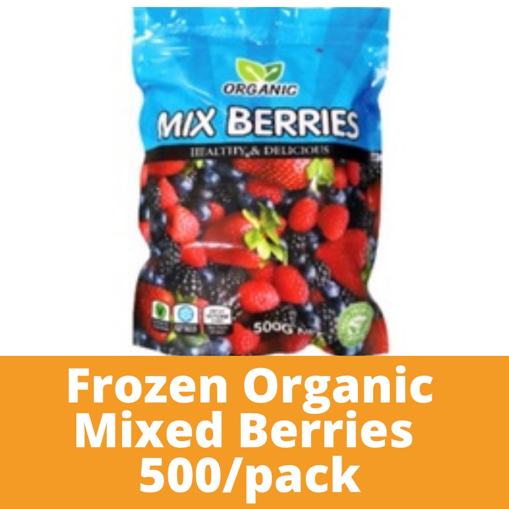 Organic Mix Berries (500g) Strawberries Blueberries Blackberries ...