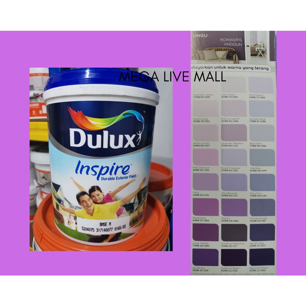 1 Liter 5 Liter ICI DULUX Inspire Interior Smooth Sheen Finish Paint ...