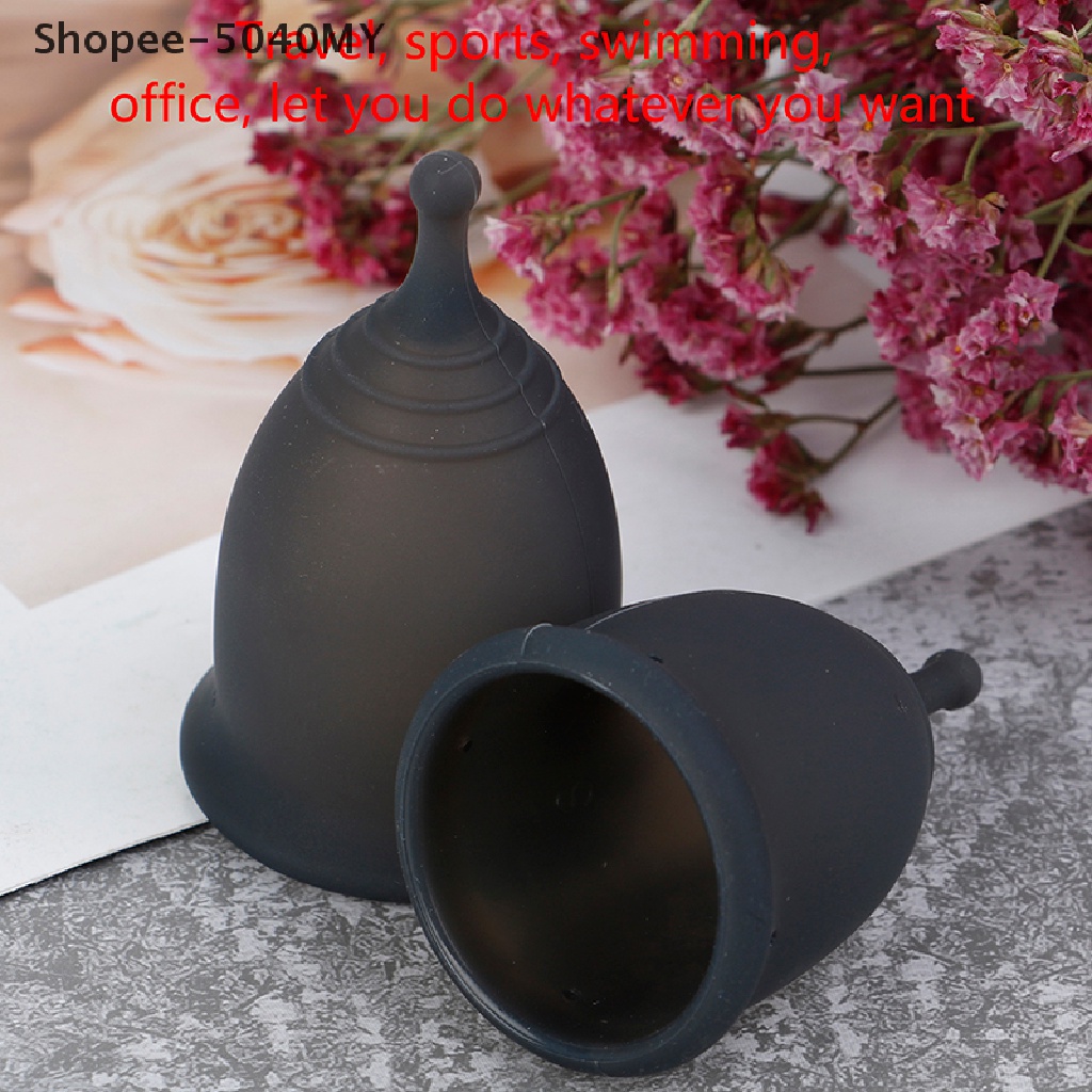 {PUR} Menstrual Cup Medical Grade Soft Silicone Moon Lady Period ...