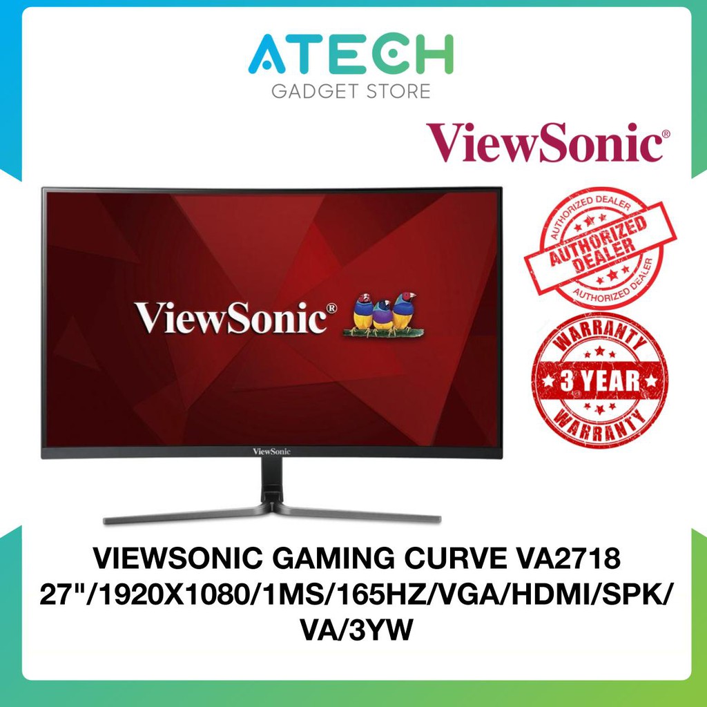 VIEWSONIC VX2718-P-MHD VX2718-PC-MHD GAMING FULL HD MONITOR 27 ...