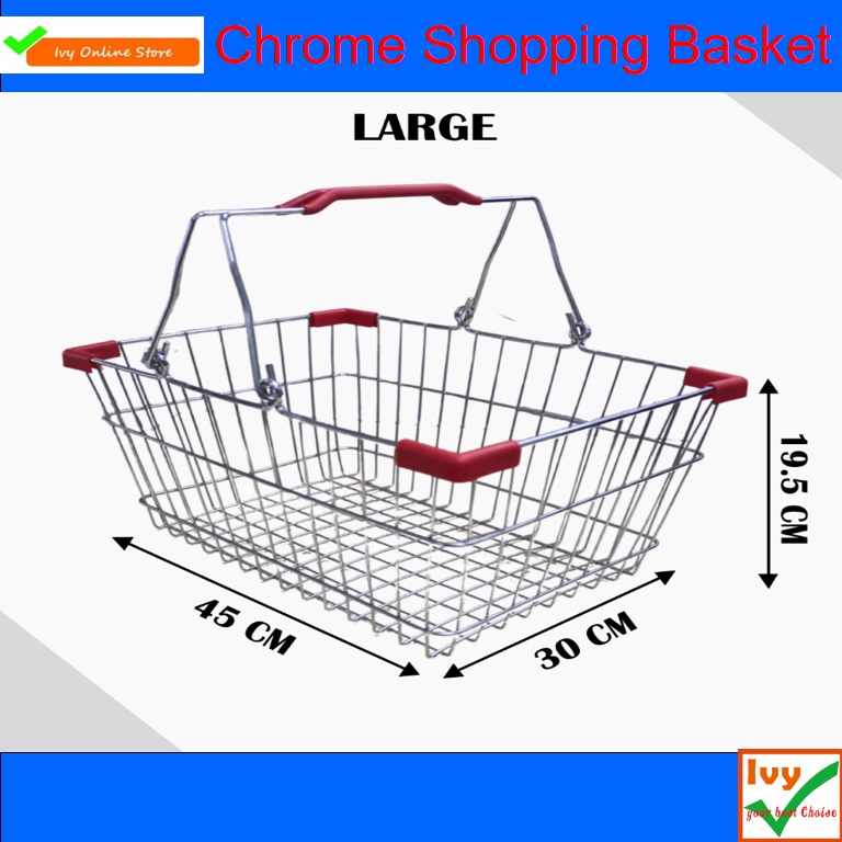 Chrome Shopping Basket | Shopee Malaysia