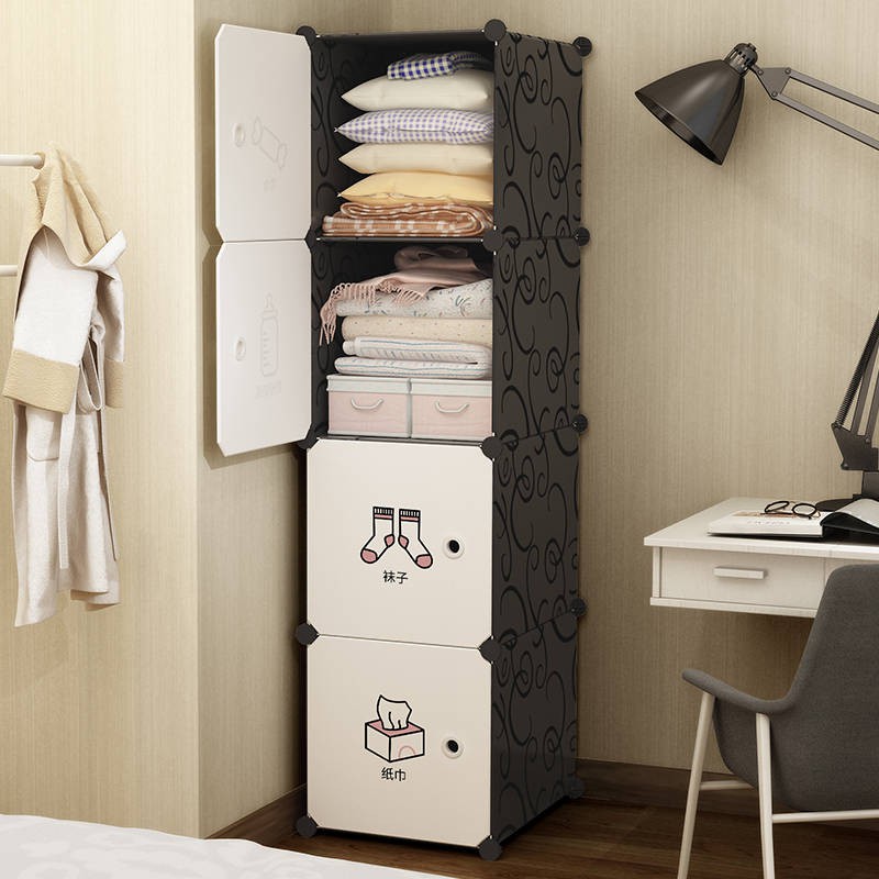 simple wardrobe Dormitory Simple Wardrobe Household Assembly Fabric ...