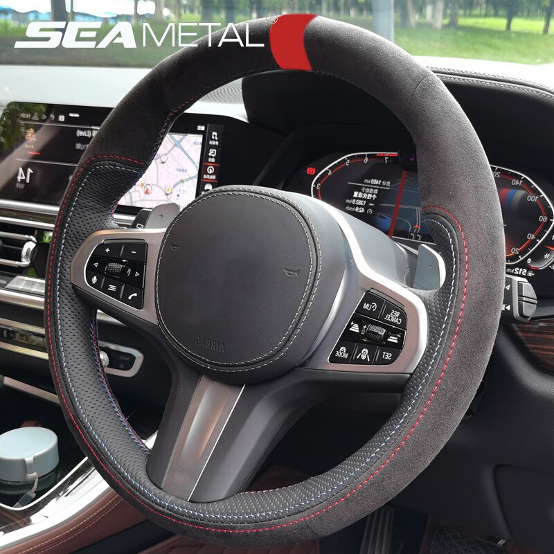 Alcantara Steering Wheel Cover