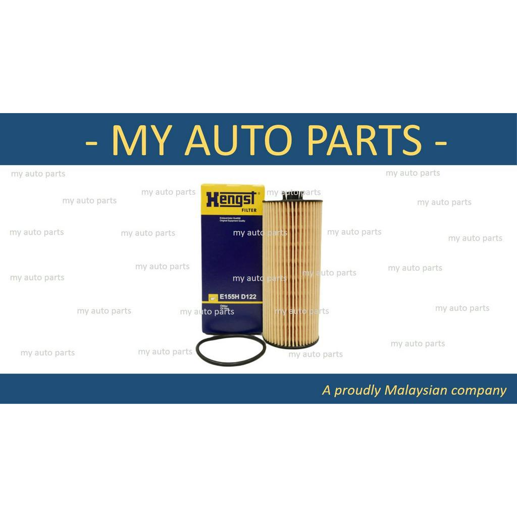 (E155H D122) HENGST OIL FILTER MERCEDES W176-45AMG OIL FILTER (278 180 0009) | Shopee Malaysia