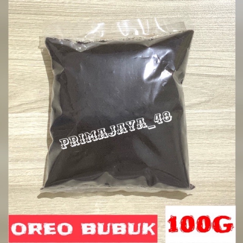 Repack: 100G - BUREO Oreo POWDER / Smooth Oreo POWDER Topping | Shopee ...