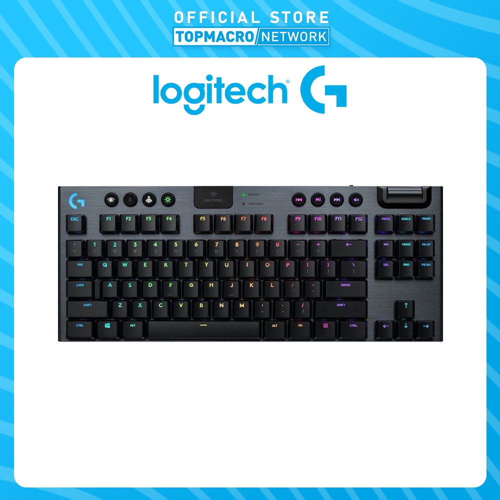 LOGITECH G913 TENKEYLESS LIGHTSPEED WIRELESS TACTILE SWITCH | Shopee ...