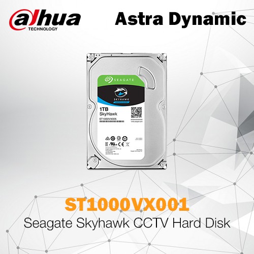 Seagate SkyHawk 1TB Hard Disk Drive Surveillance HDD for CCTV DAHUA ...