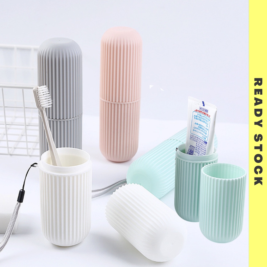 Travel Toothbrush Storage Cup Toiletries Casing Toothpaste Holder Box ...