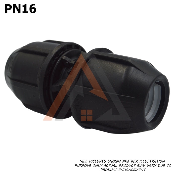 FISH BRAND Poly Fitting Straight Coupler Socket Penyambung Paip 20MM ...