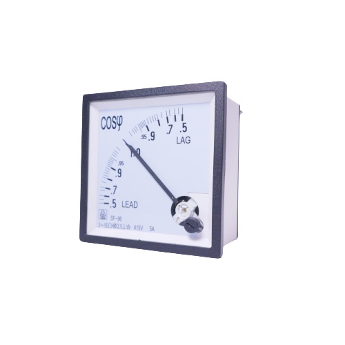 SF-96 COSQ 415V AC Power Factor Meter, 1 Phase, Panel Mount, 96 x 96 mm ...