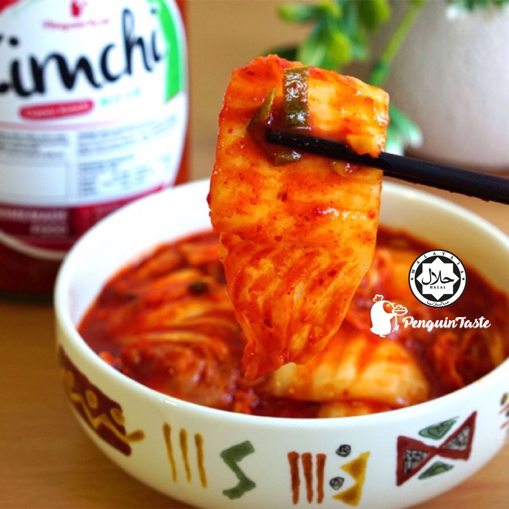 HALAL Kimchi PENGUIN TASTE/JAKIM HALAL/Korean Kimchi/Radish Kimchi ...