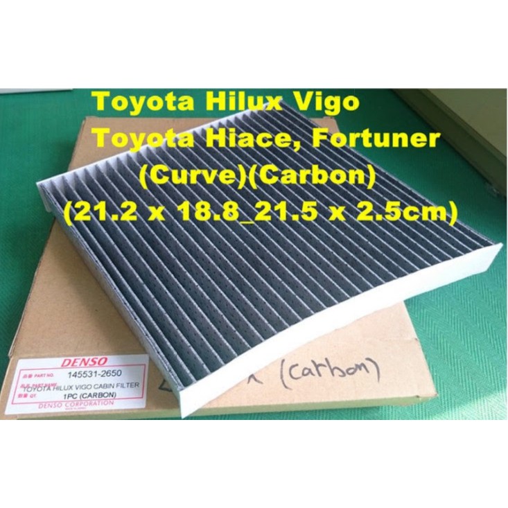 Toyota Hilux Vigo Carbon Cabin Air-Cond Filter | Shopee Malaysia