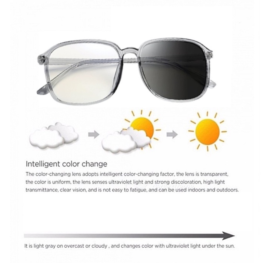 Anti Blue Light Ray Glasses Spec Tukar Warna Gelap Kaca Silau Laptop ...