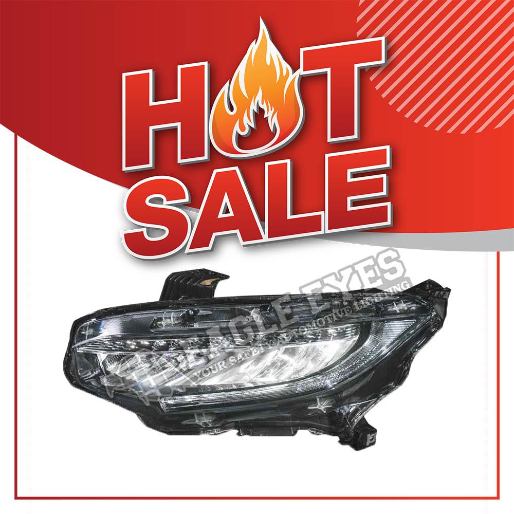 HONDA CIVIC FC 2016-2021 LED HI-LO BEAM SEQUENTIAL SIGNAL HEADLAMP ...