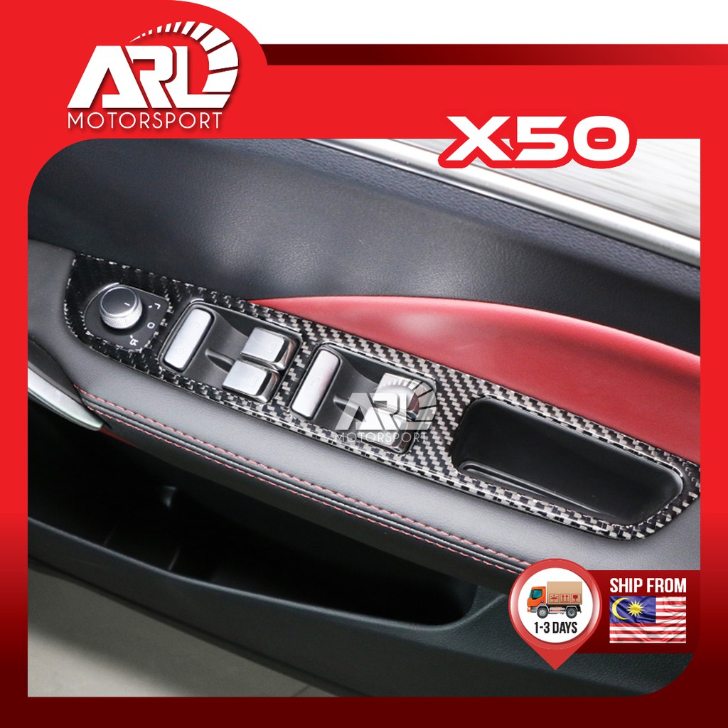 Proton X50 Interiors True Carbon Lining Sticker Handle Window Switch ...