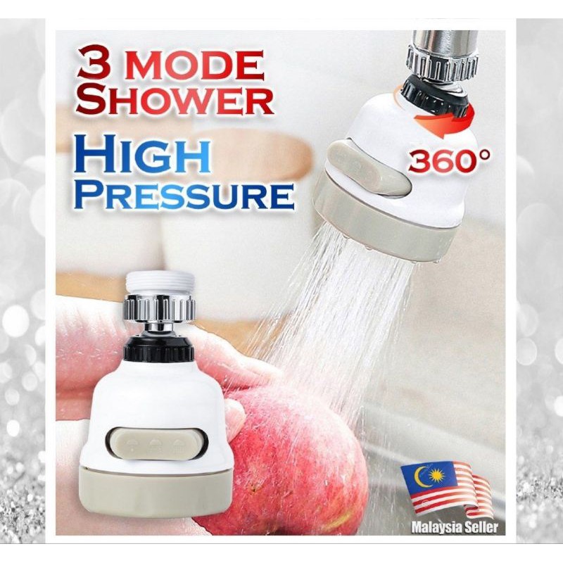 🎖Best Tool🎖 3 Mod (360° Putaran) Kepala Paip Air Tekanan Air Tinggi ...