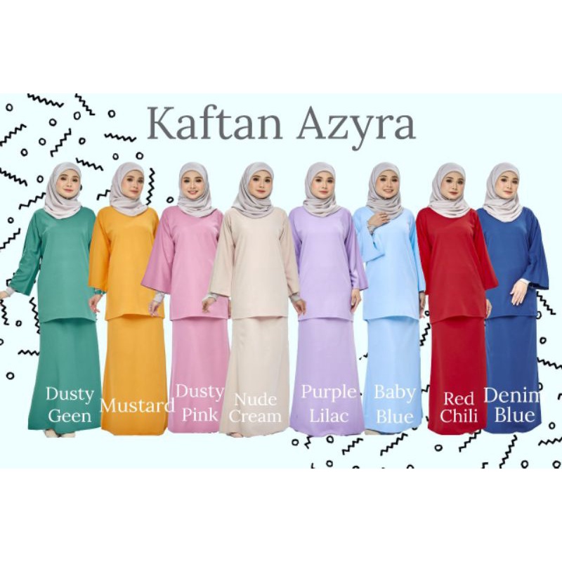 KURUNG KAFTAN AZYRA by DANISHA bf menyusu wuduk friendly bridesmaid tunang raya batwing muslimah ...