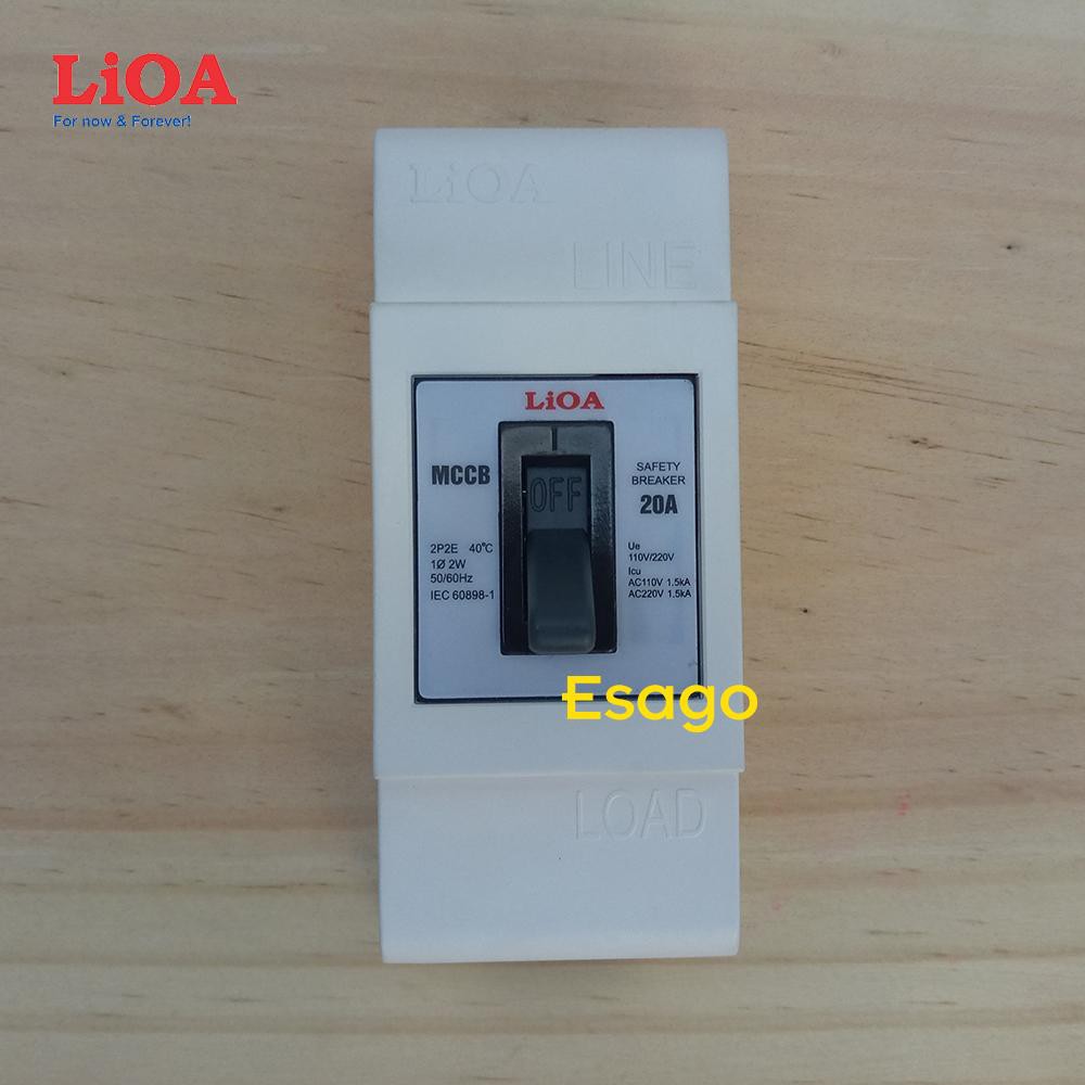 Aptomat Lioa 20A Safe Automatic Switch Combo + Technical Box | Shopee ...