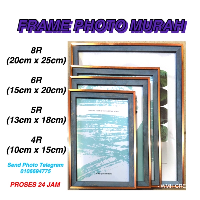 FRAME PHOTO MURAH (24Jam Proses) | Shopee Malaysia