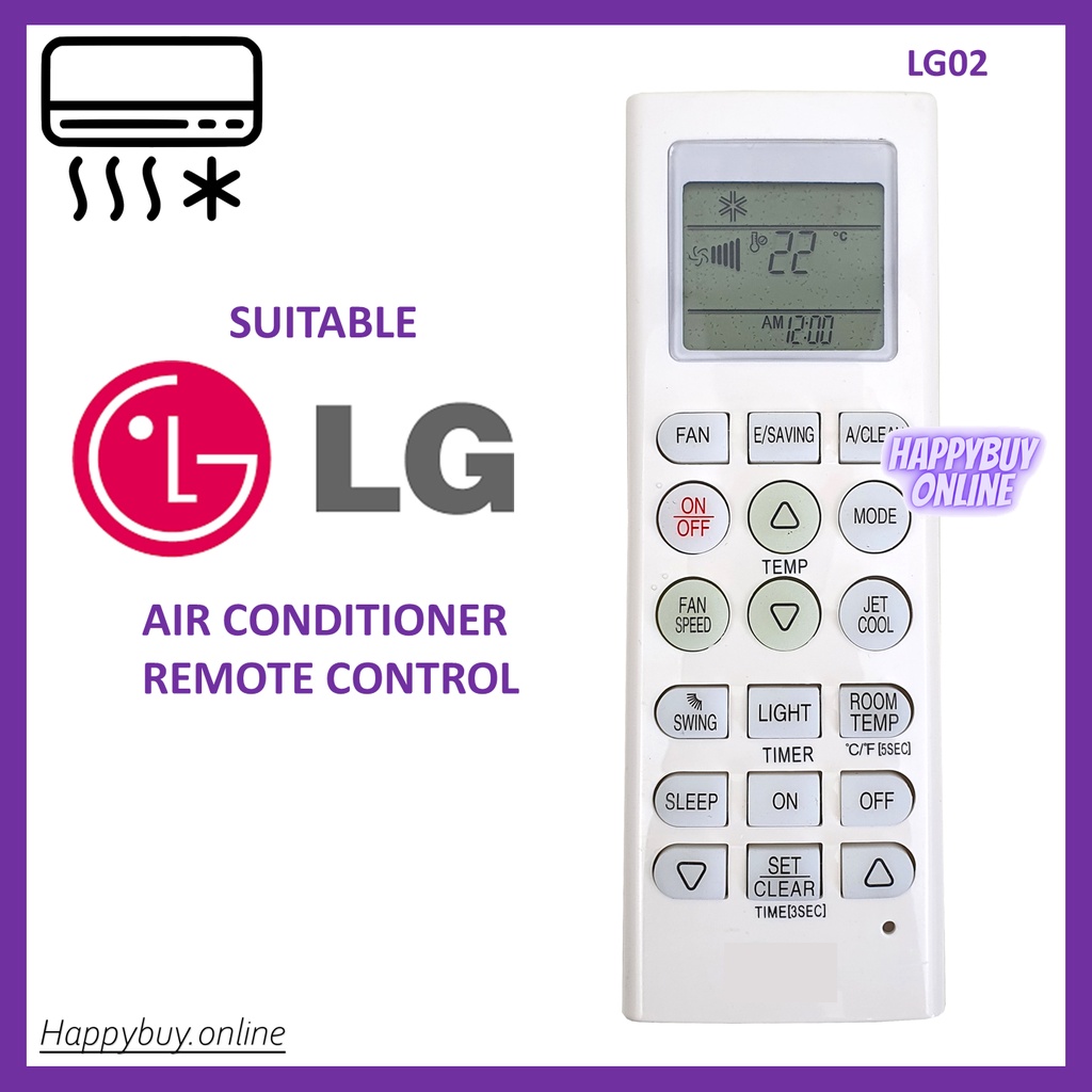 Compatible with LG Aircond Remote Control LG Air Conditioner Air Cond ...