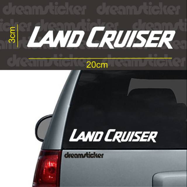 Toyota Land Cruiser Car Sticker Sticker | Shopee Malaysia