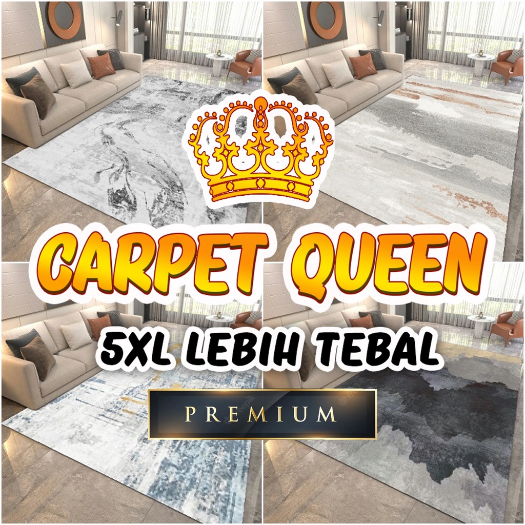 Carpet Queen Karpet XXXXXL PREMIUM 200 x 300cm Carpet Karpet Besar Velvet Turki Velvet Karpet ...