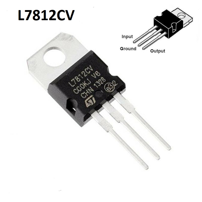 L7812cv L7812 7812 DIP LM7812 Voltage Regulator Transistor 12V 1.5A TO-220 IC | Shopee Malaysia