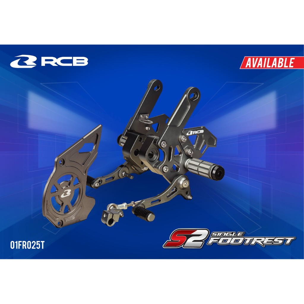 Rcb S2 Series Single Footrest Y15ZR / Y16ZR / RS150 / BELANG RAIDER ...