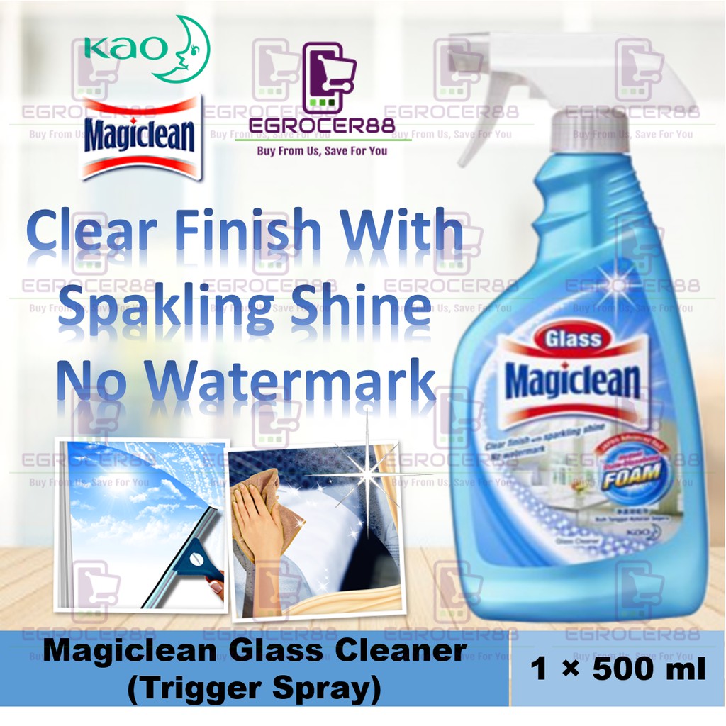 [Ready Stock] Kao Magiclean Glass Cleaner (500ml) | Shopee Malaysia