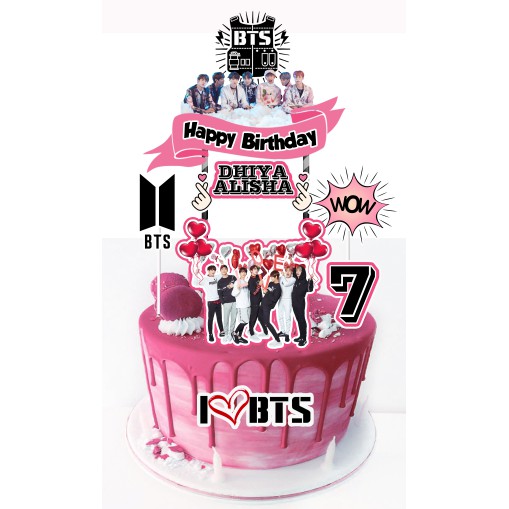 BTS Kpop cake topper set | Shopee Malaysia
