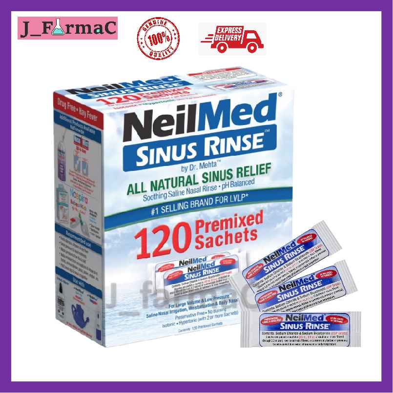 Neilmed Sinus Rinse Premixed Sachet 120's | Shopee Malaysia