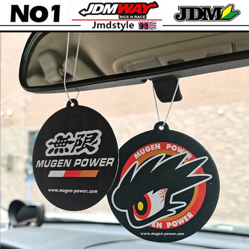 JDM Mugen Power Car Air Freshener Hanging Auto Rearview Mirror Perfume ...