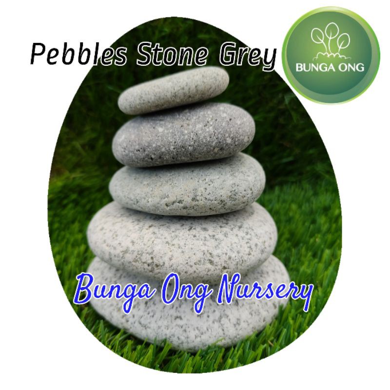 Batu Hiasan Kelabu / Pebble Stone Grey | Shopee Malaysia