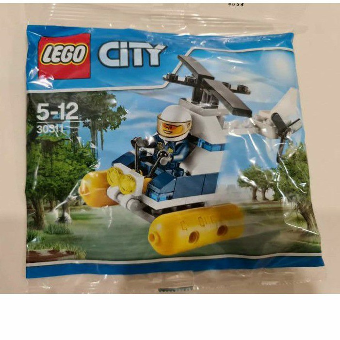 LEGO 30311 CITY - Swamp Police Helicopter Polybag (NEW) | Shopee Malaysia