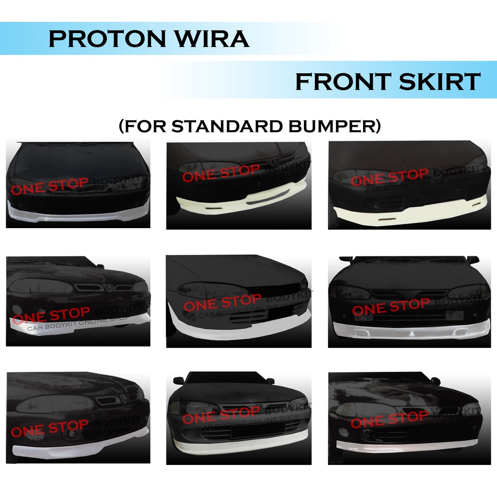 PROTON WIRA/SATRIA/PUTRA C99 SPEC(FOR STANDARD BUMPER)FRONT SKIRT MG ...